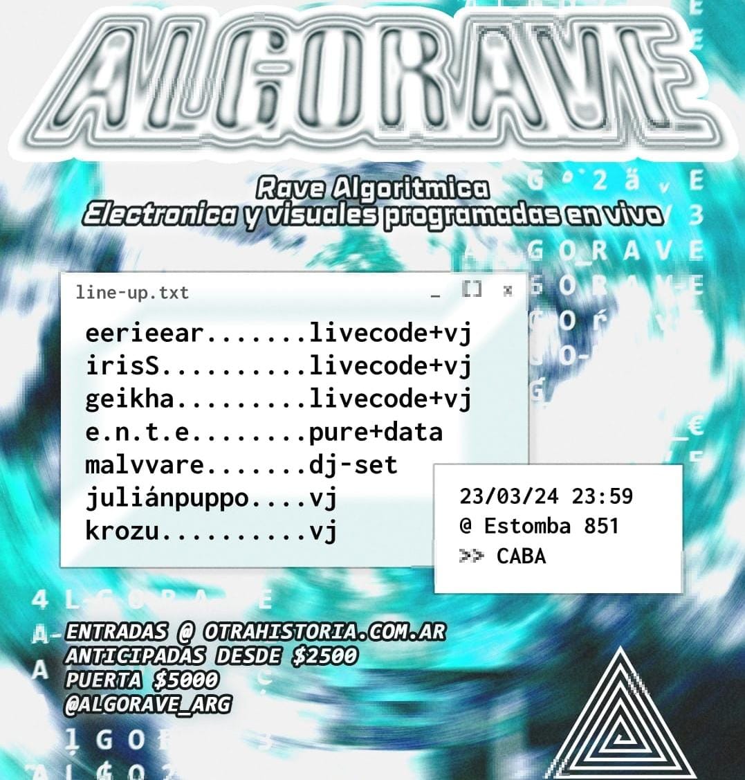 ALGORAVE : RAVE ALGORÍTMICA - Otra Historia