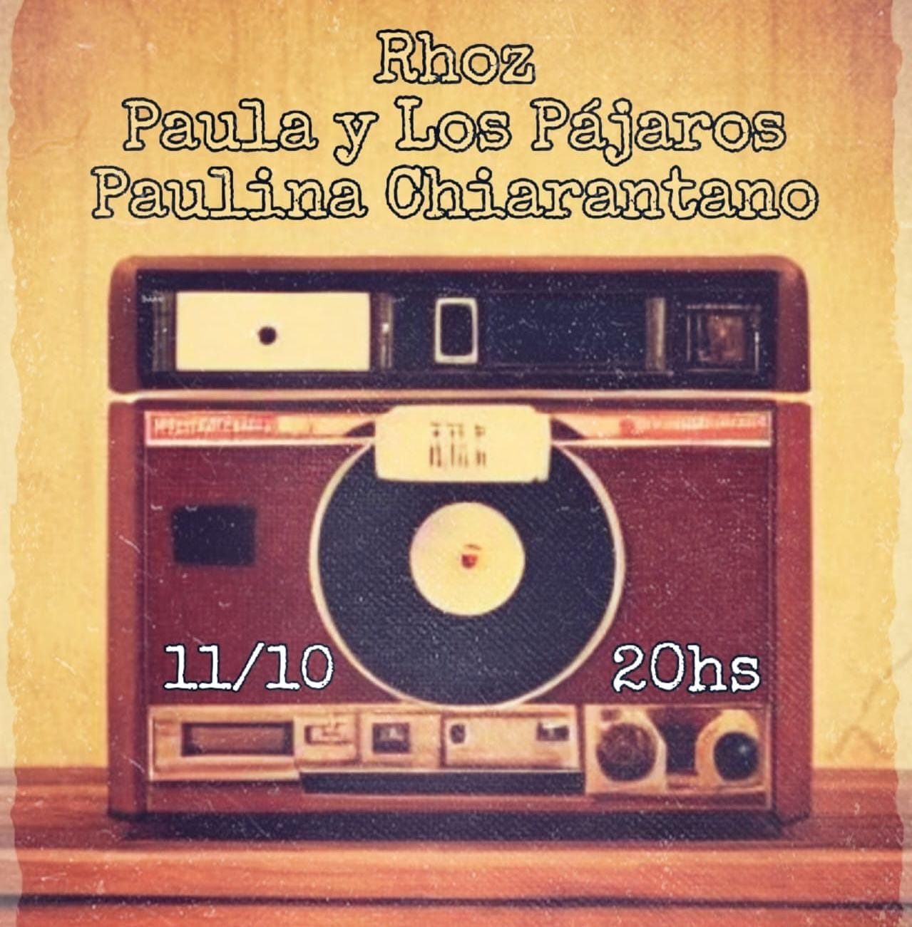 Rhoz, Paula y los Pajaros, Paulina Chiarantano - Otra Historia